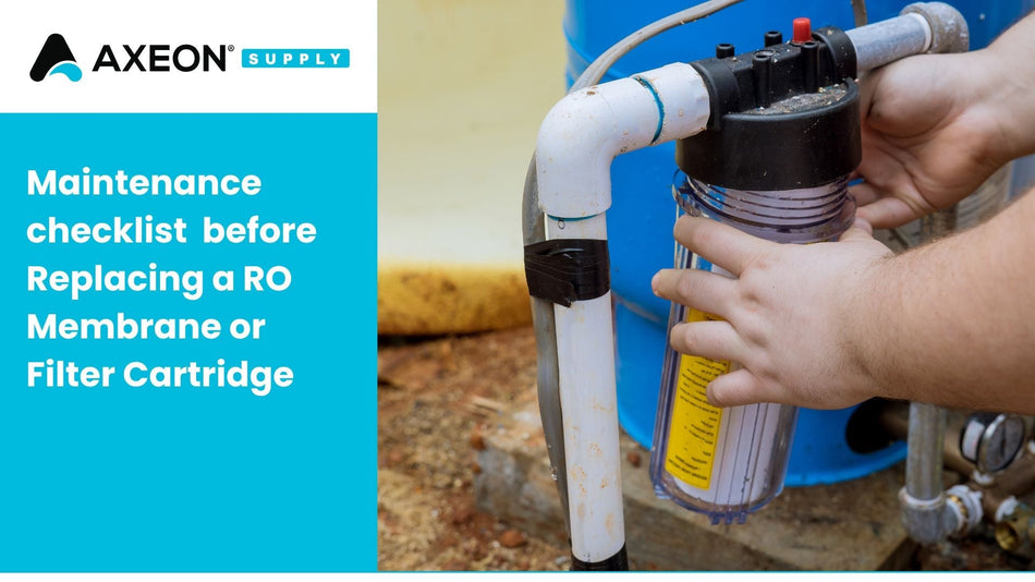 What to Check Before Replacing a RO Membrane or Filter Cartridge ...